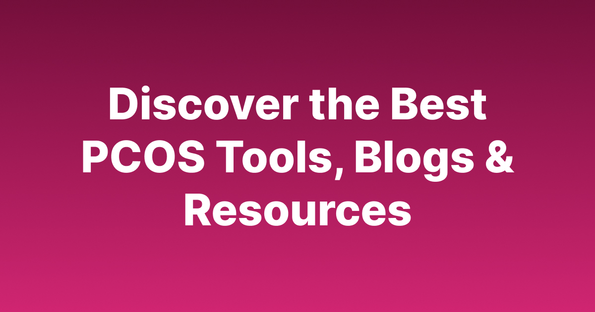 The PCOS Mentor | PCOS Resources